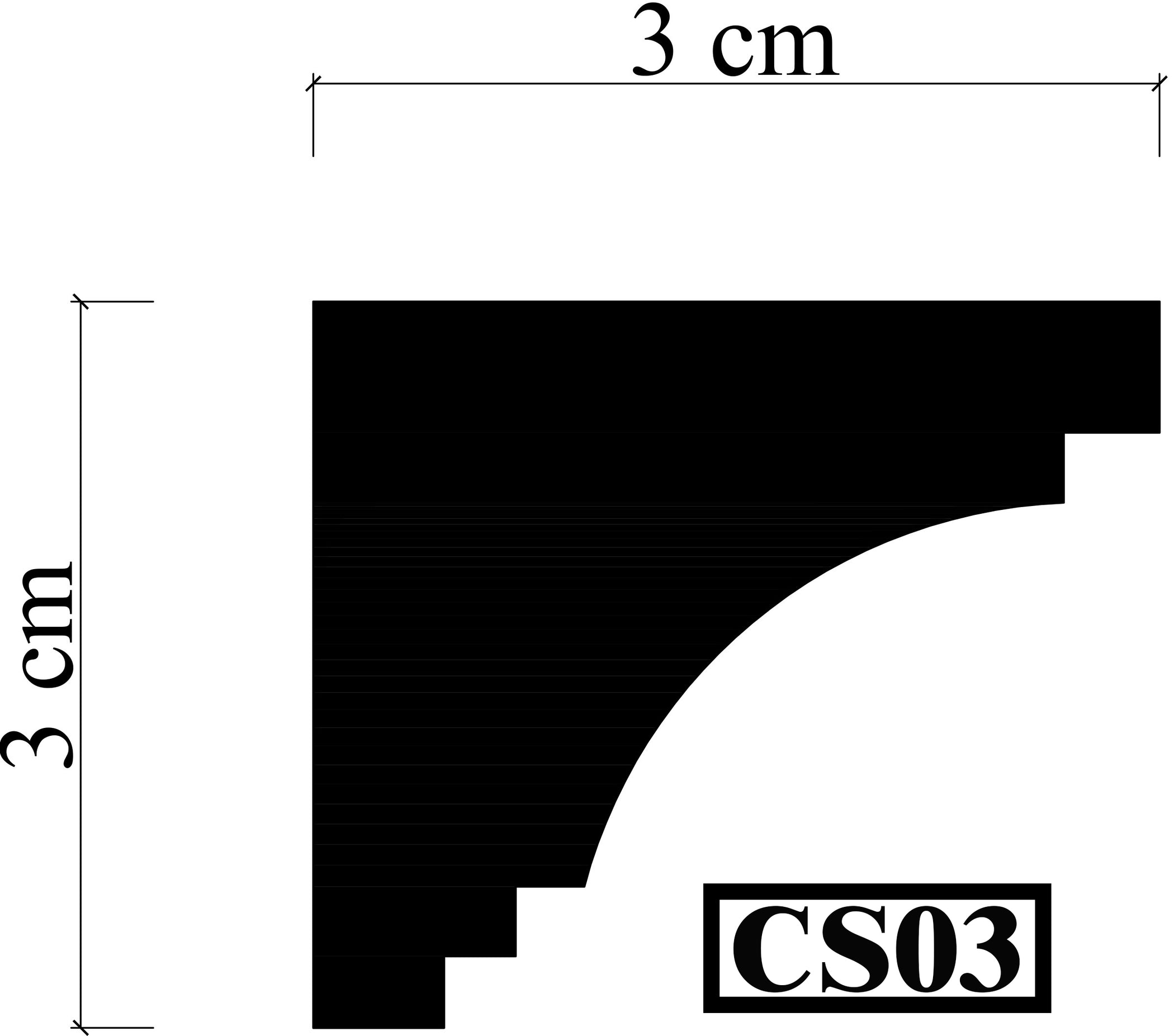 Home / Collections / XPS Ceiling Coving Cornice Moulding - CS03