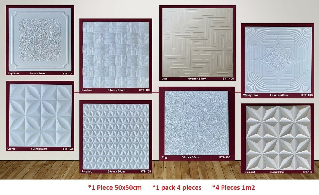 Wall & Ceiling Tiles - 1 m² – Fast Decor